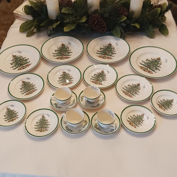 Spode | Dining | Spode Christmas Tree 2 Piece Starter Set Vintage Nib ...